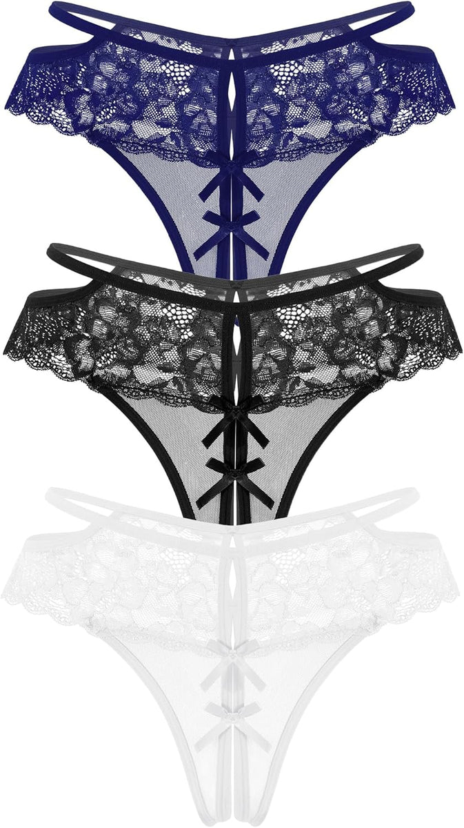 Lace Cheeky Mesh Hollow Thongs – AVIDLOVE