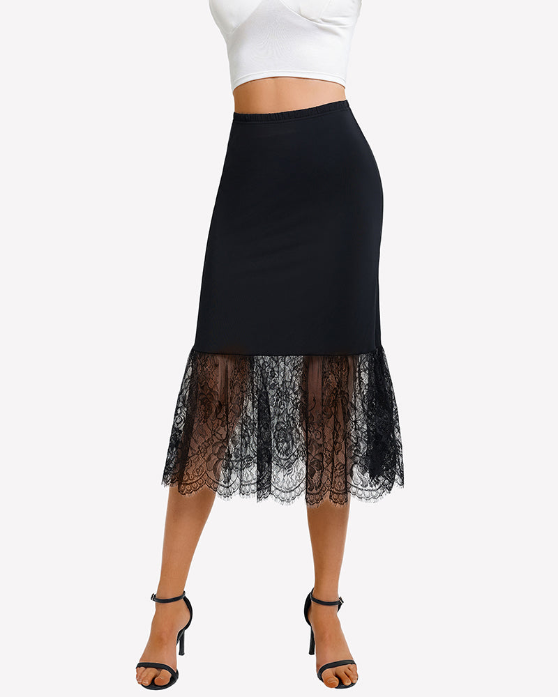 Lace Half Slip Underskirt Under Dress – AVIDLOVE