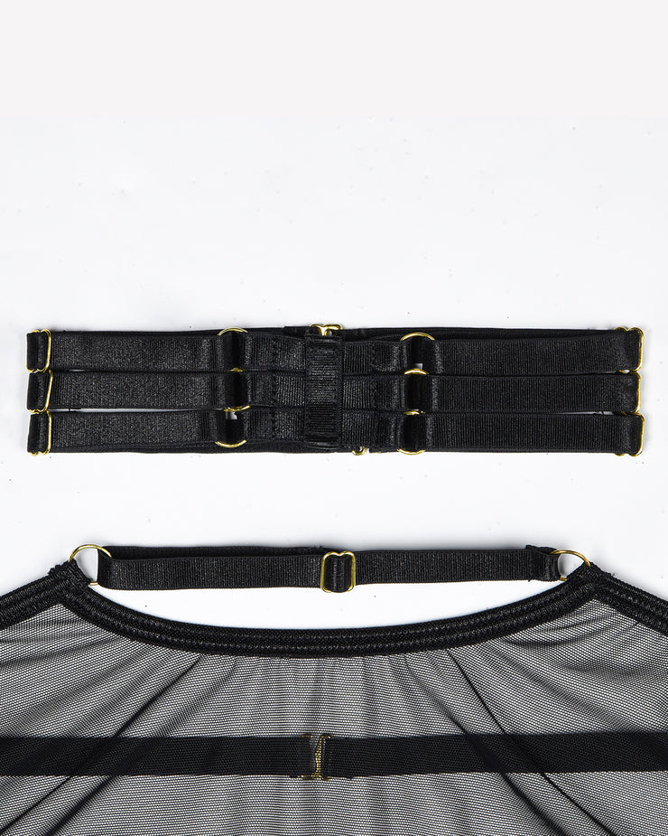 4 Piece Sheer Mesh Bra and Thong Set – AVIDLOVE